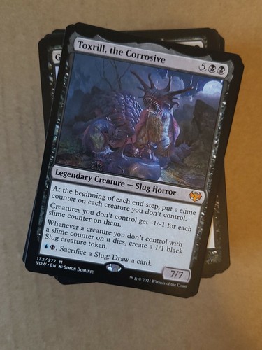 Custom Commander Deck ~ Slugs & Slime Counters ~ Toxrill, the Corrosive ...