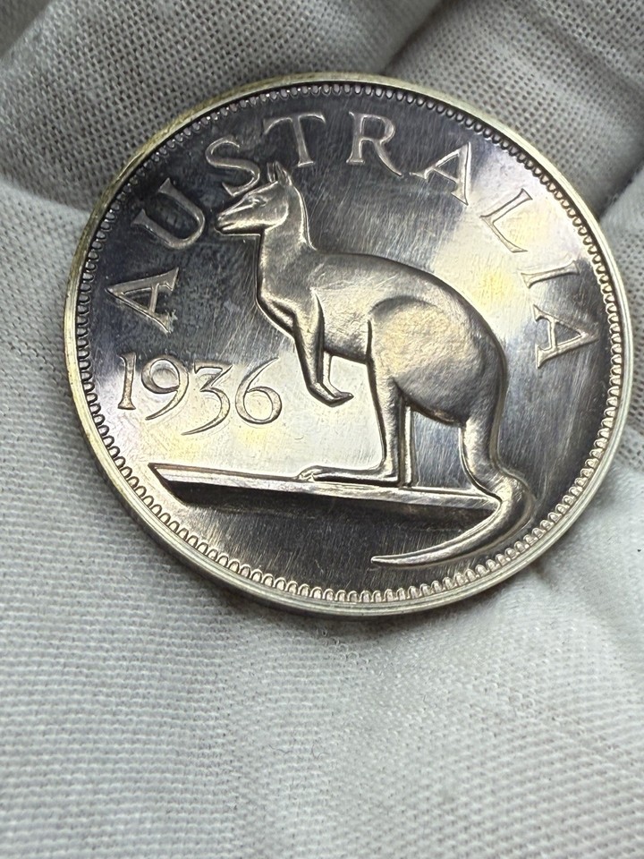 Australia Edward VIII Fantasy Crown 1936 Proof Silver Q103 | eBay