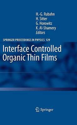 Interface Controlled Organic Thin Films by Giles Horowitz, Horst-Gunter ...