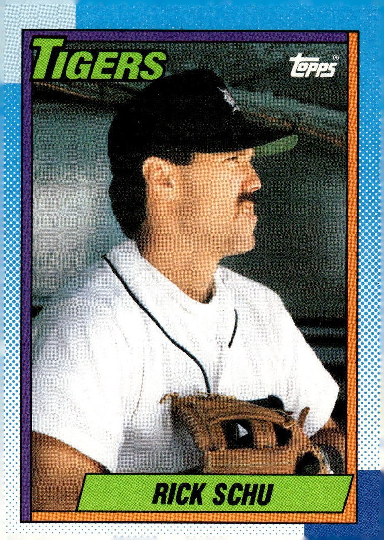 1990 Topps #498 Rick Schu - Detroit Tigers | eBay