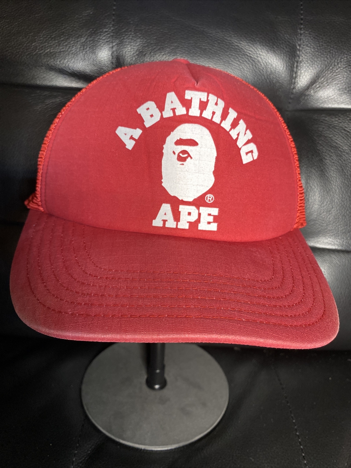 Abathing Ape Bape College Logo Trucker hat - Gem