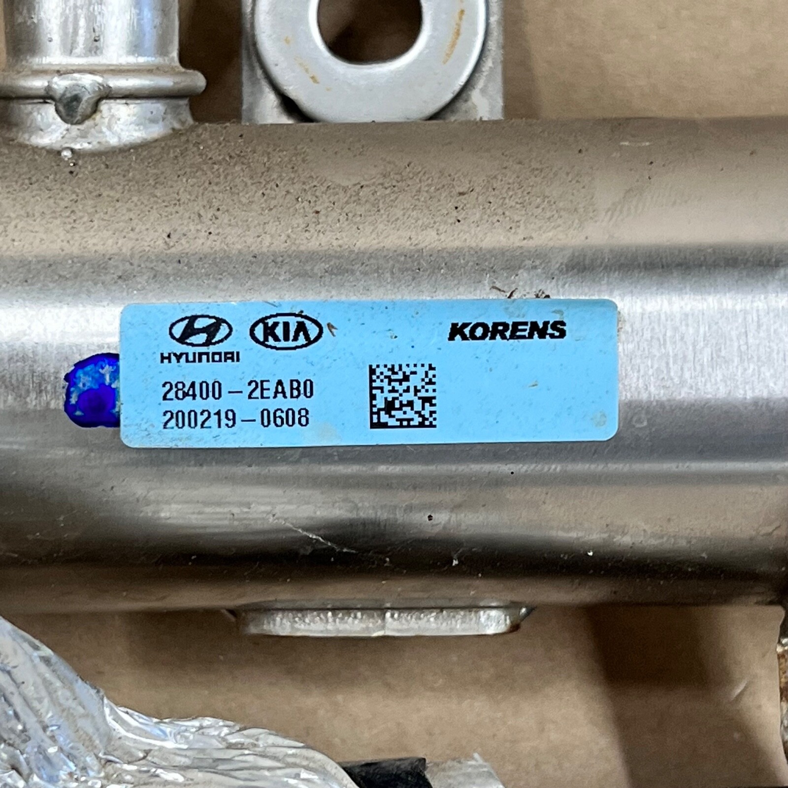 2019-2021 KIA FORTE 2.0L EGR PIPE SET VALVE 28400-2EAB0 *FLOOD RECOVERY ...