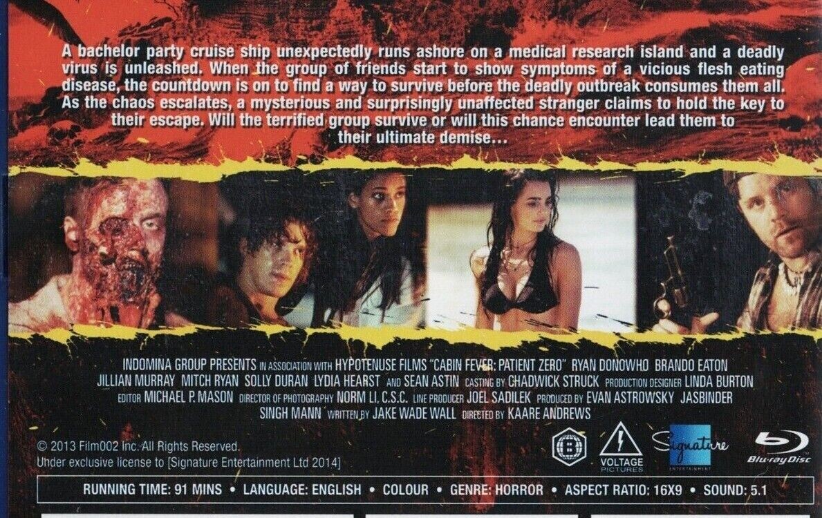 Jillian Murray Cabin Fever CABIN FEVER: PATIENT ZERO – The Review