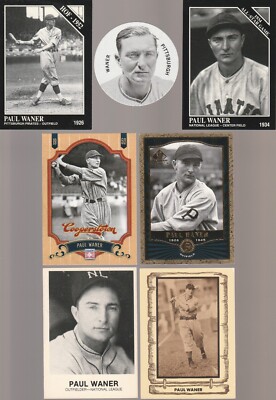 Huge 20 PAUL WANER different card lot 1980 - 2018 Pirates Dodgers | eBay