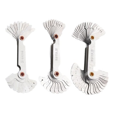 Metric Inch Screw Pitch Center Measurement Gear Tooth Gauges Thread ...