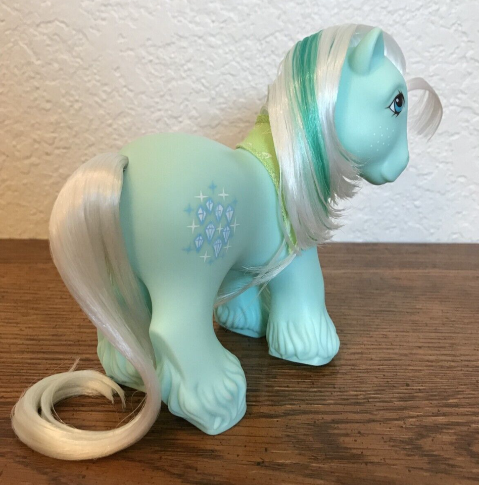 Vintage G1 My Little Pony ICE CRYSTAL MOUNTAIN BOY, BRUSH, Big Brother ...