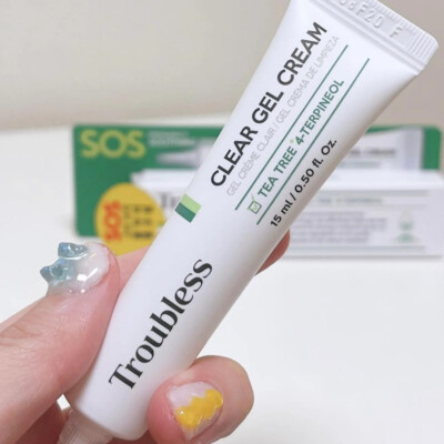Troubless Clear Gel Cream , Acne Treatment, Korean Cosmetics, KBeauty ...