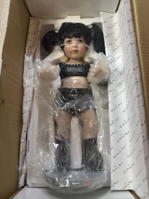 Chyna Danbury Mint Little Chyna Porcelain Doll 2001 WWF WWE NEW Vintage ...