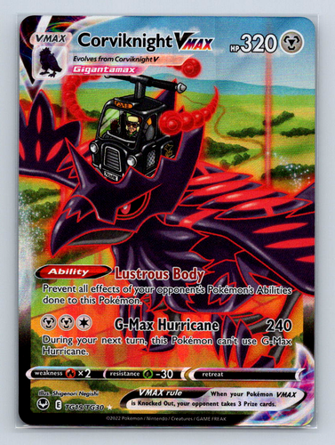 Corviknight VMAX TG19/TG30 Silver Tempest Trainer Gallery Pokemon TCG ...