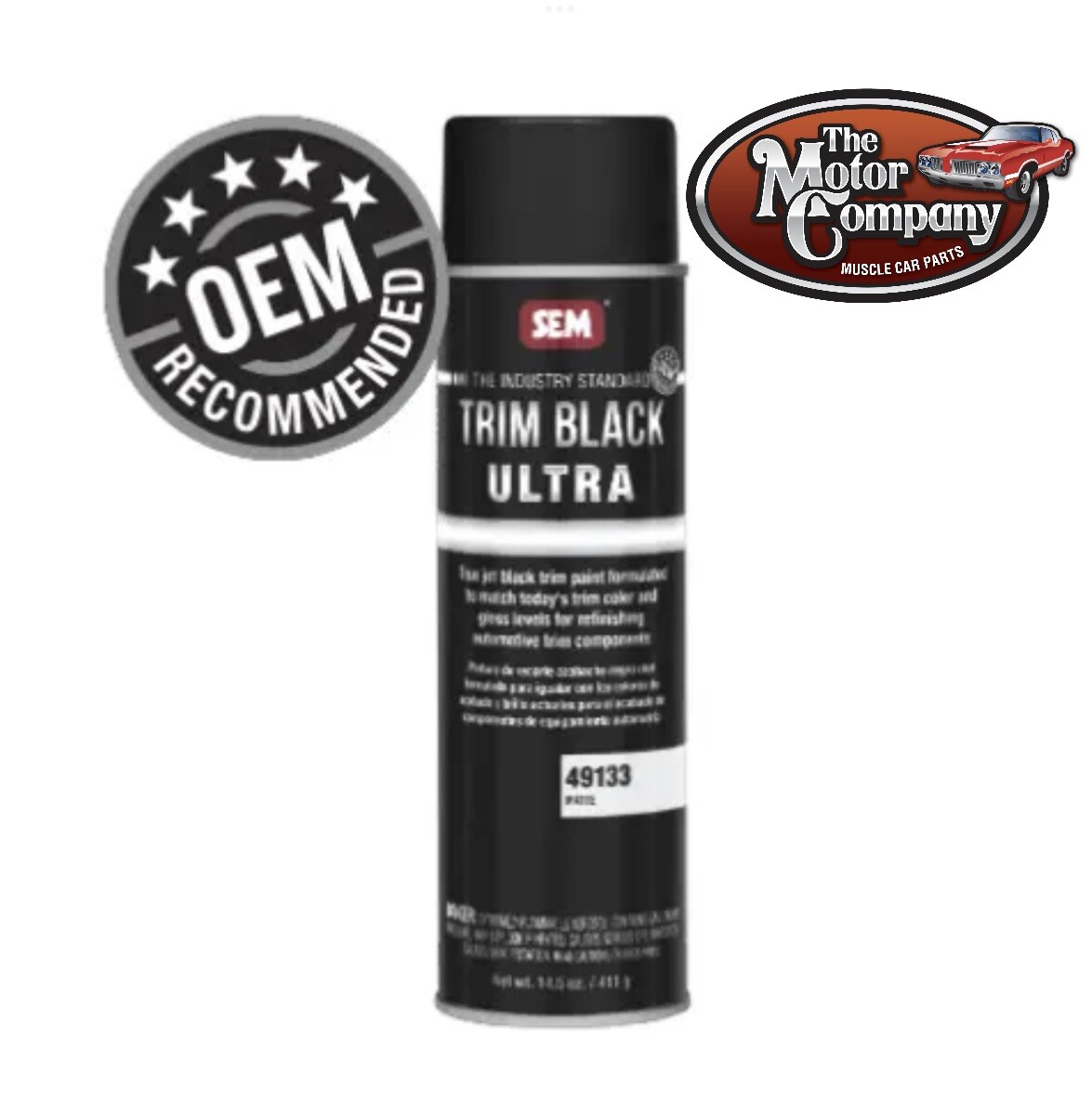 SEM 49133 Trim Black Ultra Matte Paint Spray CAN | Aerosol Spray ...