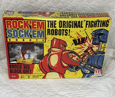 Rock 'Em Sock 'Em Robots Kids Game Fighting Robots with Red Rocker ...