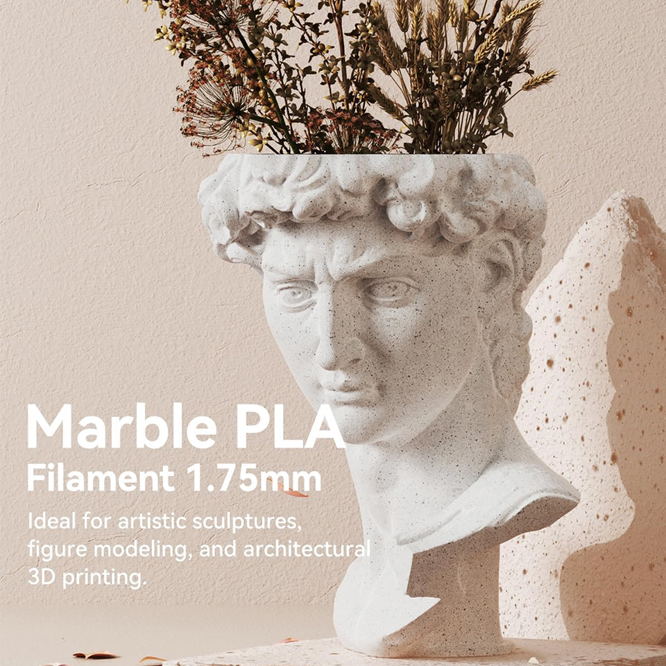 JAYO High Speed Marble PLA 3D Printer Filament 1.75MM 1.1KG High Speed ...