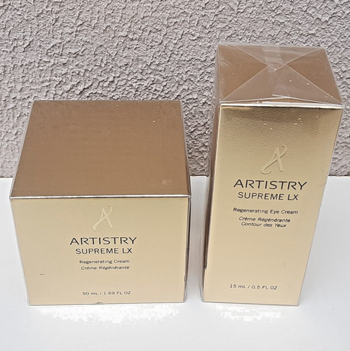 Artistry Supreme LX Amway Regenerating Face and Eye Cream Set 118184 ...