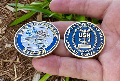 Star Trek USS Enterprise Ship CVN65 Navy Jet CPO Command Chief ...