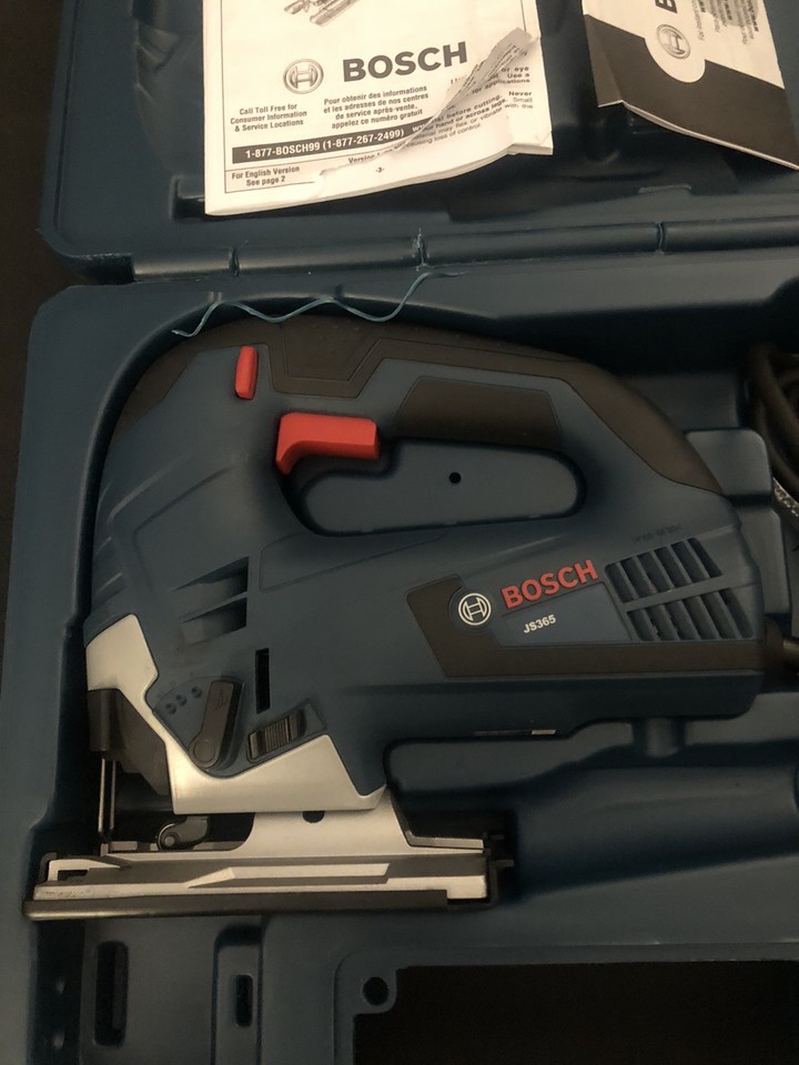 Bosch JS365 TOP Handle Jig Saw Corded- 6.5 Amp With Carry Case | eBay