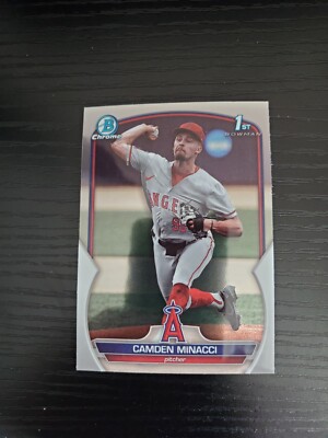 Camden Minacci - 2023 Bowman Draft Chrome Prospect 1st Bowman Base BDC ...