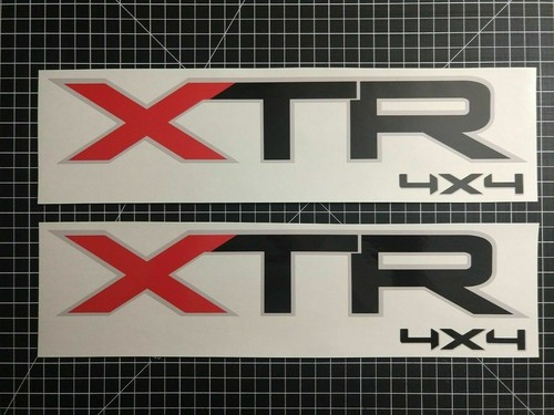 Vinyl Decal (2) XTR 4X4 Sticker Truck Bed Side Replacement, Fit Ford | eBay