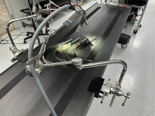 Automated Medical Iron Intern Retractor Rectal Set, Fiber Optic Blades ...