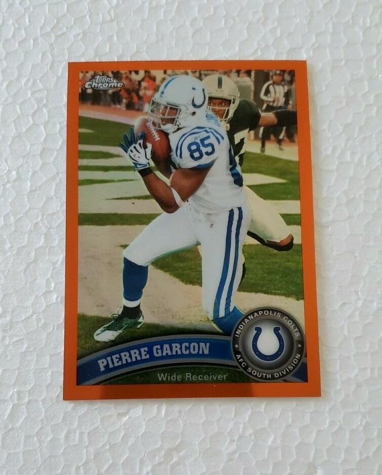 2011 Topps Chrome - Orange Refractor #202 Pierre Garcon for sale online ...