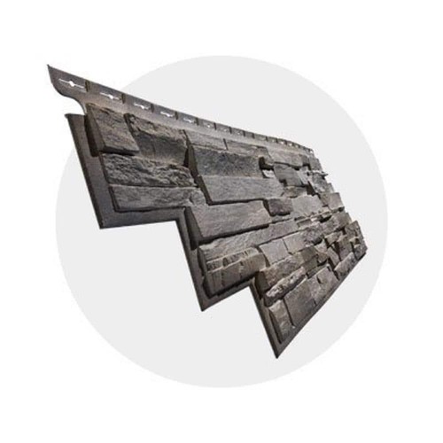Novik Dry Stack Stone Siding 13.1" x 41.5" Basalt (10 Panels Per Box,25 ...