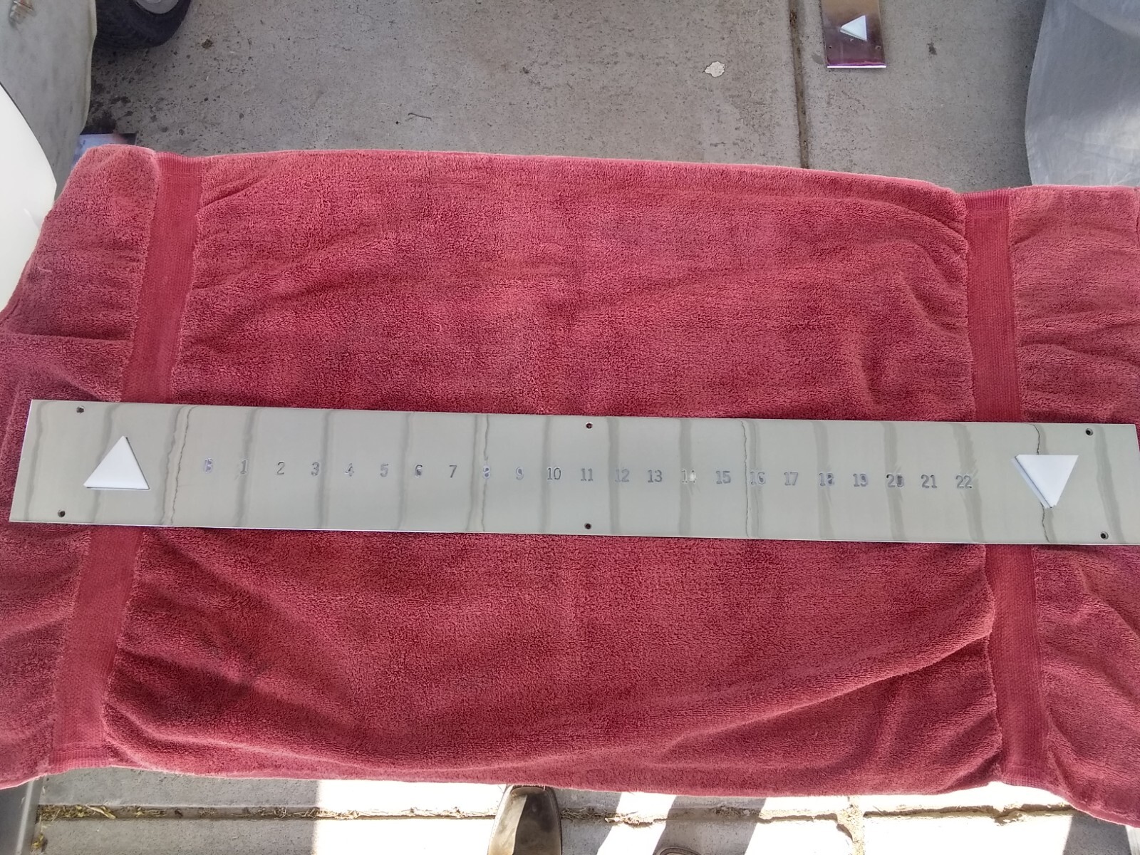 Vintage 1960's Otis Elevator Lobby Position Indicator Panel Chrome ...