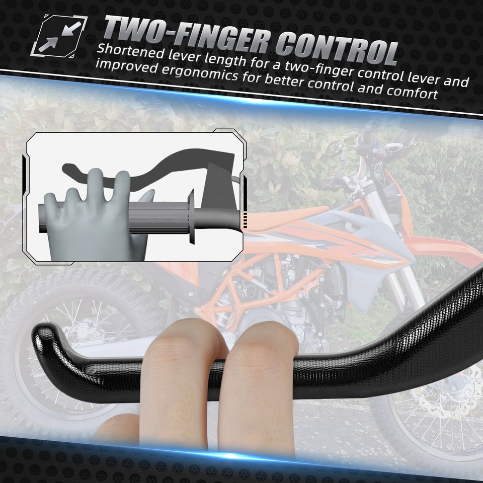 Wider Short Clutch Lever 2 Finger Control For KTM 690 SMC R 690 Enduro ...