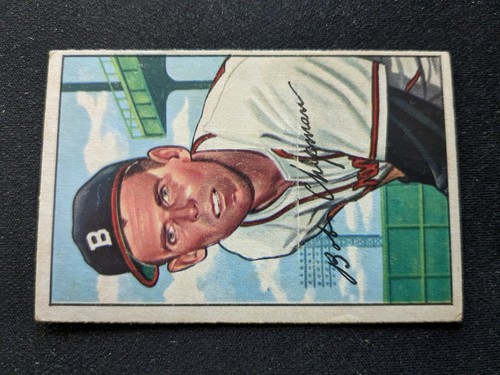 1952 Bowman Baseball Card # 228 Bob Chipman - Boston Braves (VG/EX) | eBay