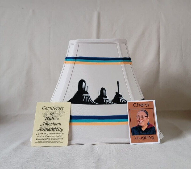 Native American Design Lamp Shades Regency Style Bone Inlay Lamp Base