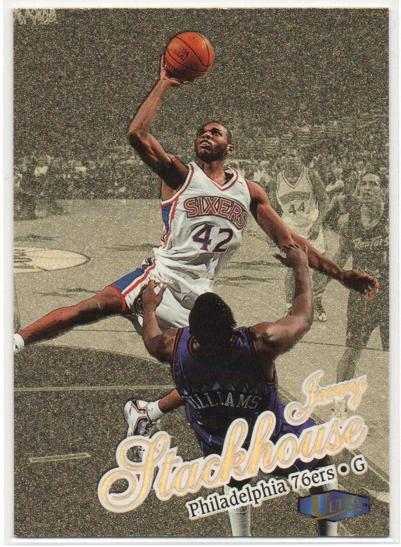 Jerry Stackhouse 1997-98 Ultra Gold Medallion #105G Philadelphia 76ers ...