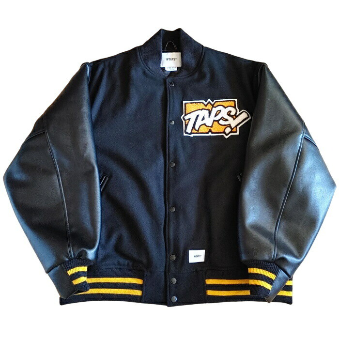Wtaps / Double Taps Varsity Jacket. Wool. Melton. Too… - Gem