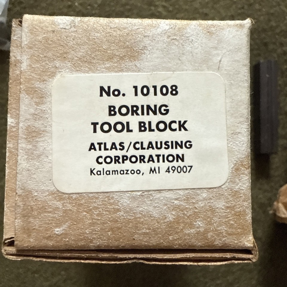 Atlas Lathe 3950 Boring Tool Holder Craftsman 6" 🇺🇸 10108 Excellent | eBay