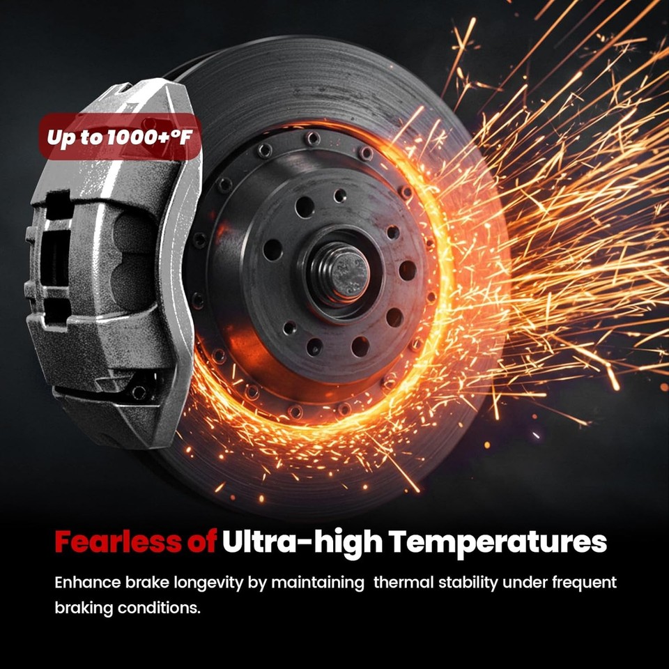 Front Drilled Rotors Calipers Brake Pads for Town & Country Grand ...