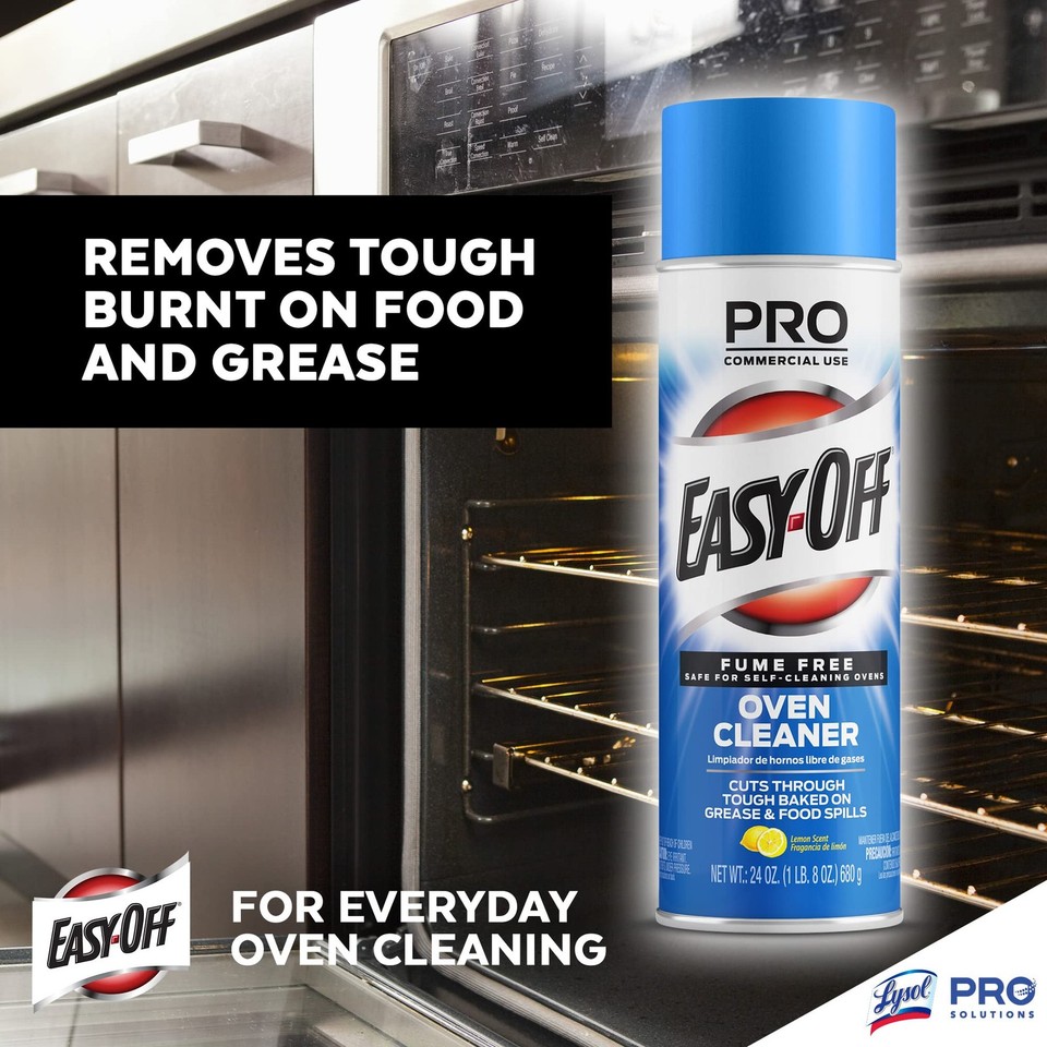 Pro Fume Free Oven Cleaner Destroys Tough Burnt on Food and Grease ...