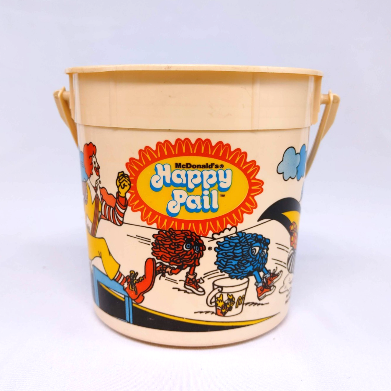 Vintage 1983 McDonald's Happy Pail Ronald Hamburglar Fry Guys | eBay
