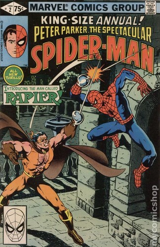 Spectacular Spider-Man Annual #2D GD/VG 3.0 1980 Stock Image Low Grade ...