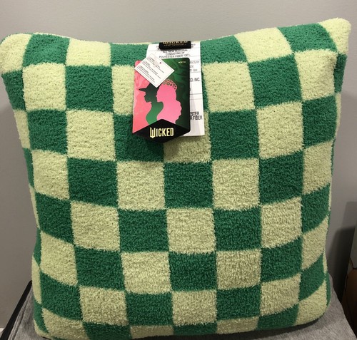 Wicked Throw Pillow 17” Square Broadway Movie Universal Tazewell Green ...