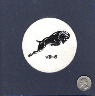 VB-6 WW2 Sbd Dauntless Marine CV-6 Enterprise Dive Bombing Escadron ...