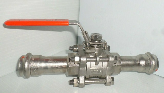 Victaulic Vic-press P569 Ball Valve 2" Grooved Cf8m 316 Stainless Steel ...