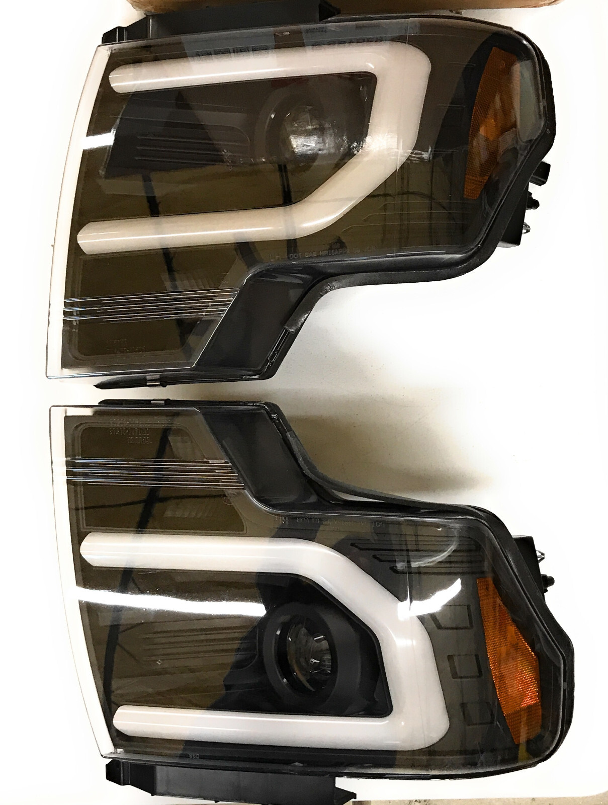 Spyder Auto Led Light Bar Projector Headlights, For 2013-2014 Ford F ...