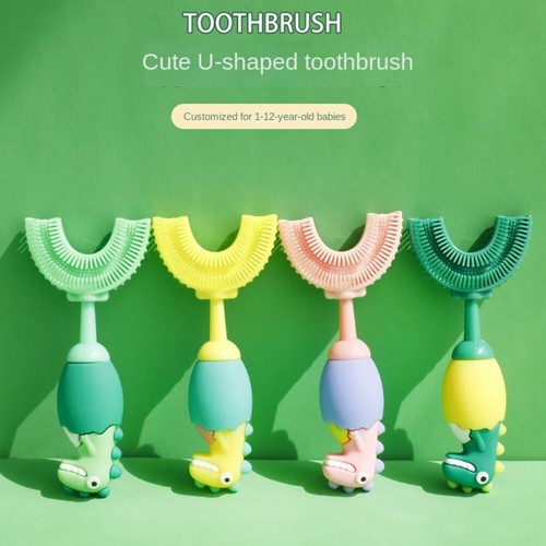 Silicon Fun Teeth Cleaning Tool U Shape Baby Toothbrush Kids | eBay