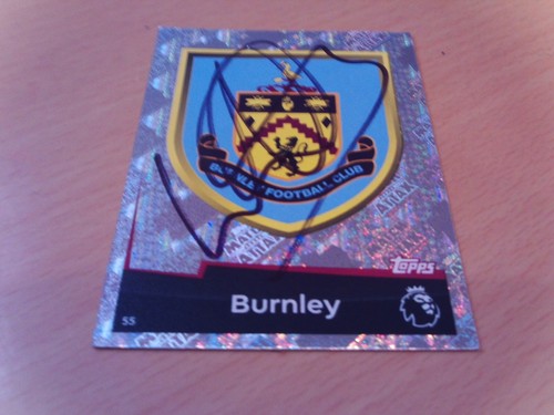 signed burnley badge by ex goalkeeper wayne hennessey | eBay UK