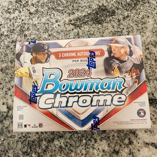 2024 Bowman Chrome Baseball Factory Sealed HTA Box 3 Autographs | eBay