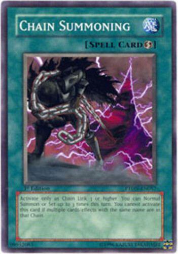 Chain Summoning - PTDN-EN057 - Common - 1st Edition x3 - Lightly Played ...
