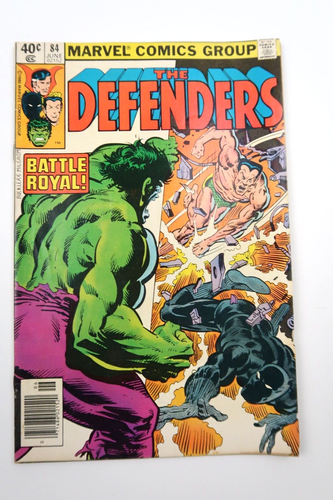Defenders #84 1st Namor vs Black Panther Copper Age 1980 Marvel Comics ...