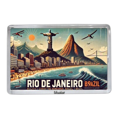 Rio de Janeiro + Dreams + Fridge Magnet + Souvenir - Vintage Fotomagnet ...