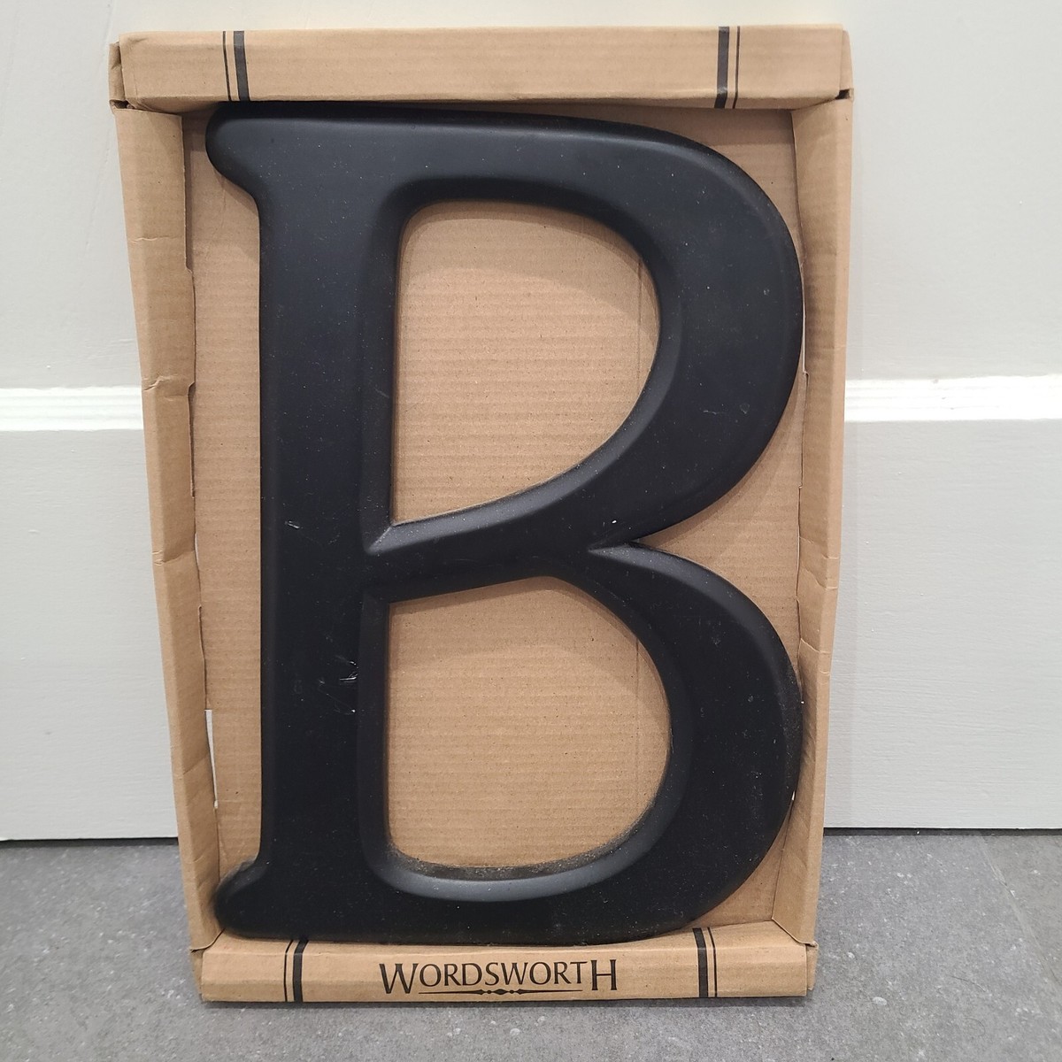 Letter B Wall Decor Letter B Personalized Split Letter Monogram With