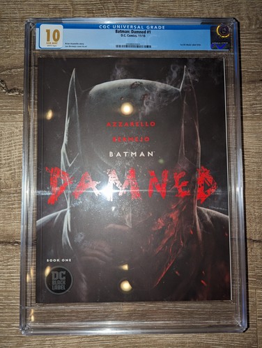 Batman Damned #1 CGC 10 Gem Mint Perfection (1st Lil Wayne/Batwang) DC ...