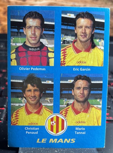 378 PEDEMAS GARCIN PENAUD TANNAI LE MANS FOOT 96 1995-1996 FOOTBALL | eBay