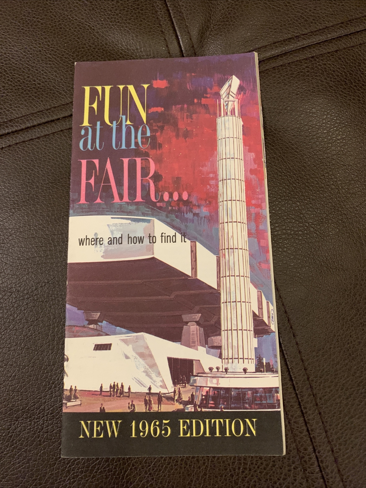 Fun At The Fair...Where And How To Find It Map 1965 Edition Worlds Fair ...