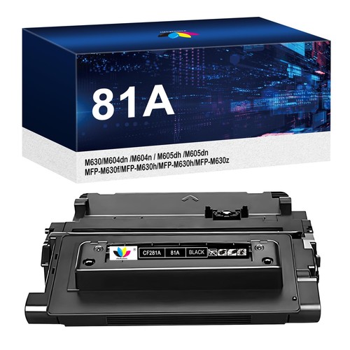 81A CF281A Black Toner Cartridge Replacement for HP 81A CF281A 81X ...